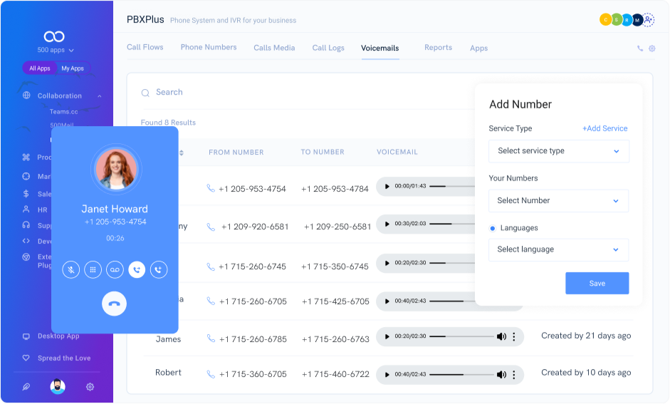 Gather Node | PBXPlus by 500apps