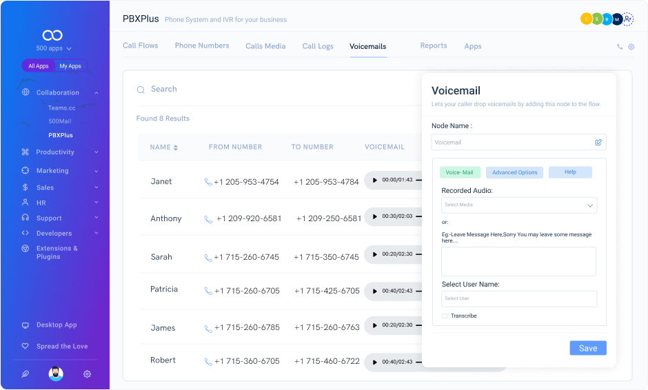Business Phone System Pricing | PBXPlus by 500apps